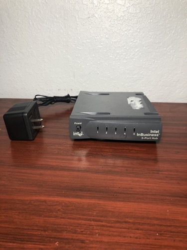 Intel InBusiness 5 Port 10Base-T Ethernet Network Hub | eBay