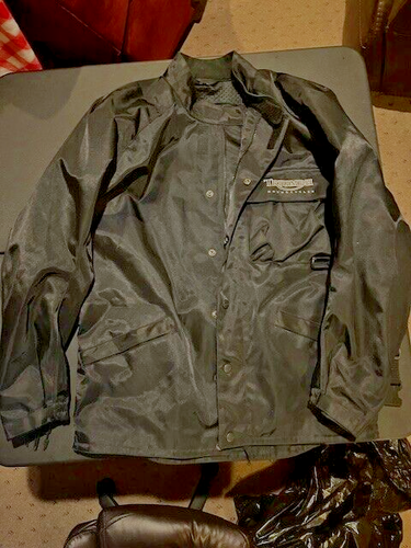 Triumph Motorcycle Jacket The Triple Connection Men's XL Black | eBay