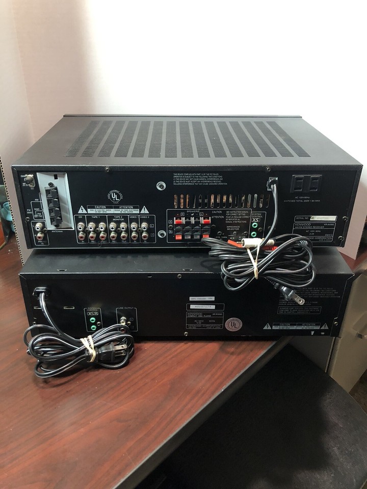 Kenwood KR-A4060 Stereo Receiver And DP-R3060 CD Player Tested Works ...