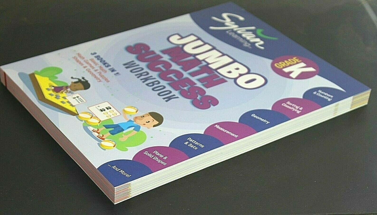 Sylvan Math Jumbo Workbooks Ser.: Kindergarten Jumbo Math Success ...