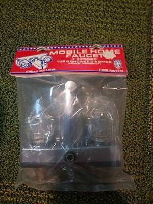 US Hardware Tiger Faucets Mobile Home 4" Tub & Exposed Shower Faucet P ...