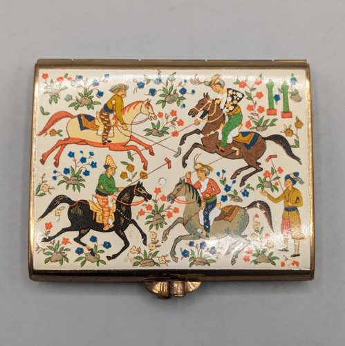 Vintage Stratton Rectangle Compact Mirror Powder Case England | eBay