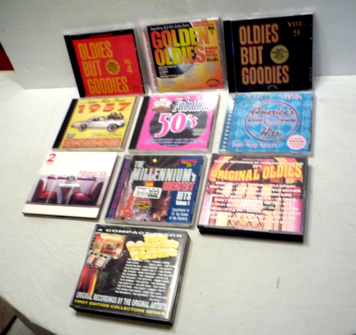 Lot of 15 Golden Oldies CDs 50s 60s Doo Wop Rock & Roll Rockabilly etc ...