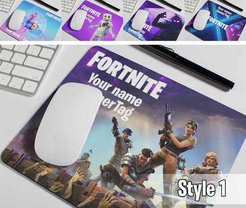 HD Fortnite Mouse Mat PERSONALISED add your Text, Name or GamerTag ...