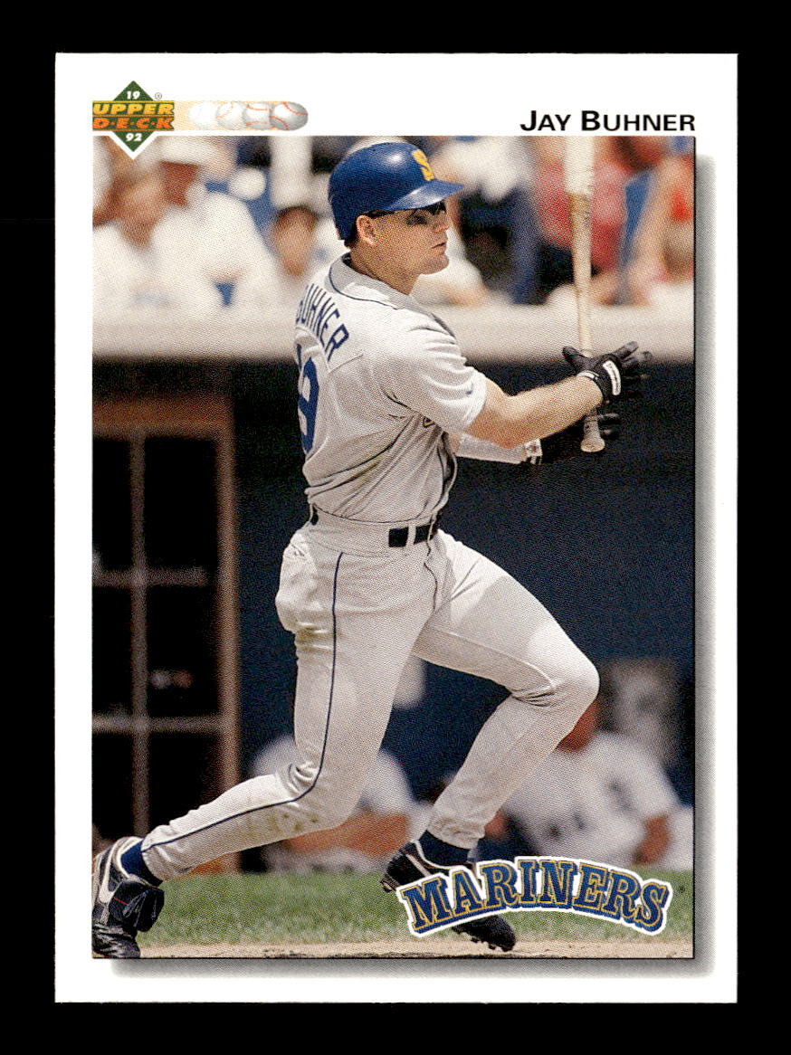 1992 Upper Deck #441 Jay Buhner Seattle Mariners GEM-MT Baseball Card ...
