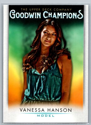 2021 Upper Deck Goodwin Champions Model #53 Vanessa Hanson Model | eBay