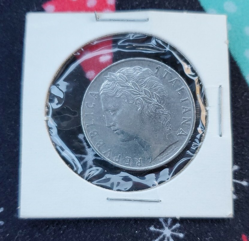 1957 L100 "Repvbblica Italiana" coin worth $85.00 us dollars | eBay