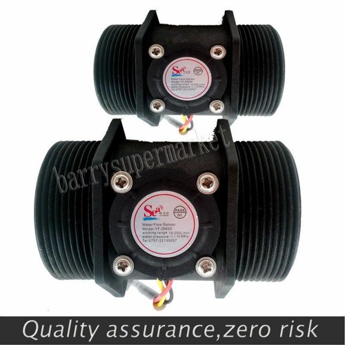 YF-DN50 G2" inch Water Flow meter Sensor flowmeter counter indicator ...