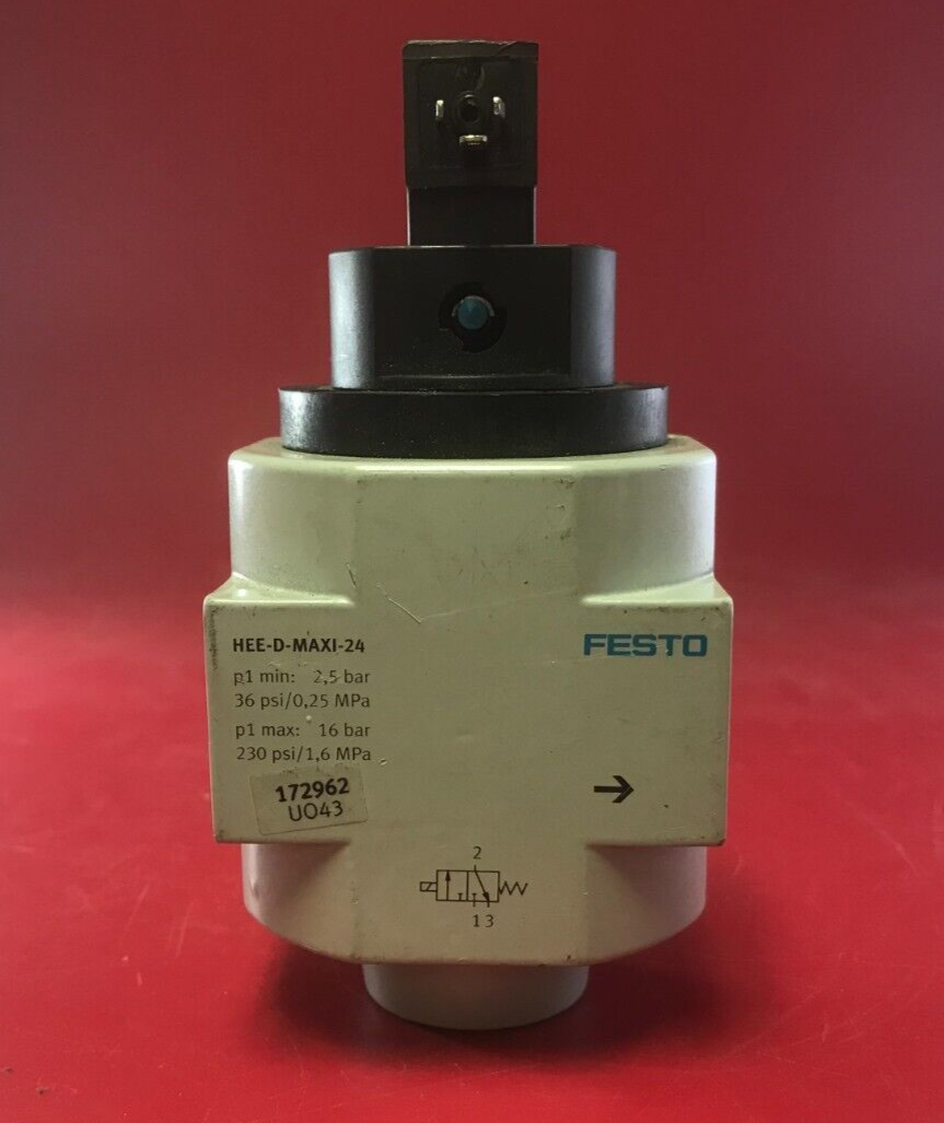 FESTO HEE-D-MAXI-24 INDUSTRIAL CONTROL SYSTEMS ON-OFF VALVE (1PC) | eBay