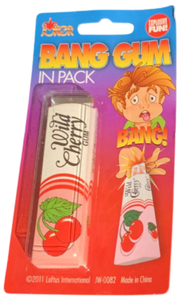 BANG CHEWING GUM PACK Exploding Sound Caps Bar Joke Trick Prank Gag ...