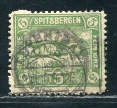 SPITSBERGEN ARCTIC ADVENT BAY DOUBLE POSTMARK 1910 | eBay