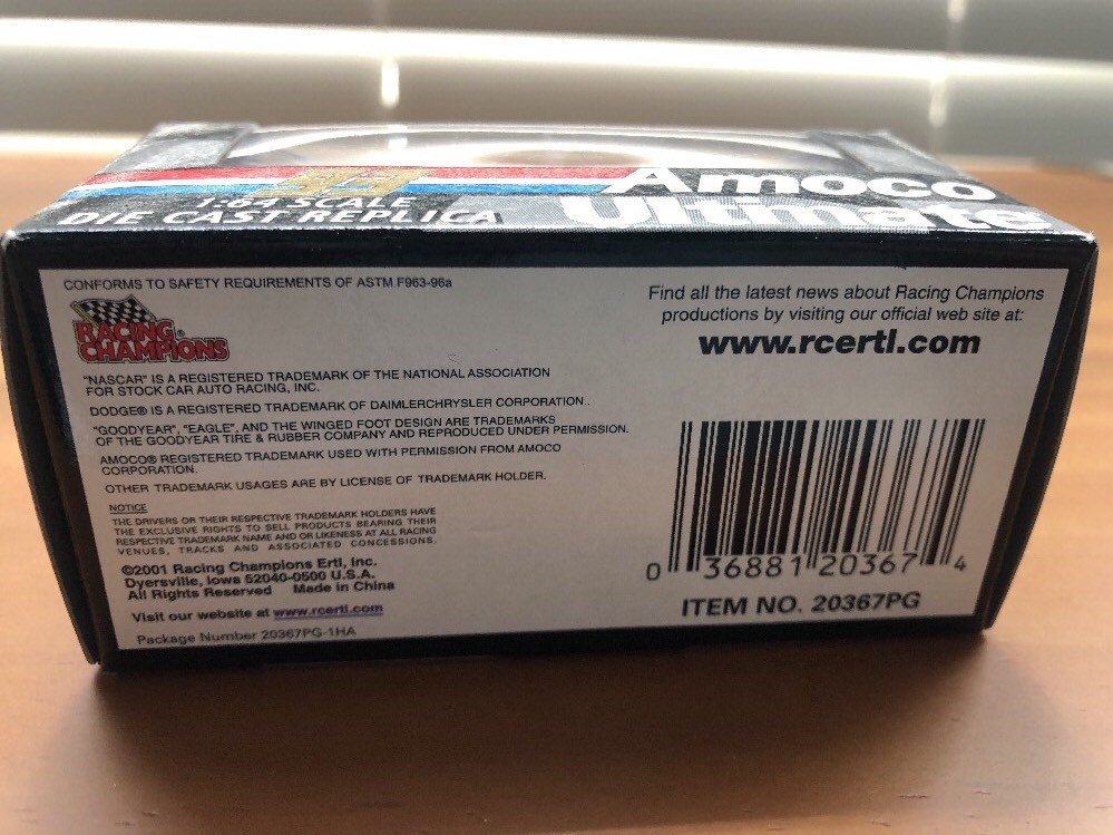 Racing Champions Dodge Motorsports AMOCO Ultimate Car Collection | eBay