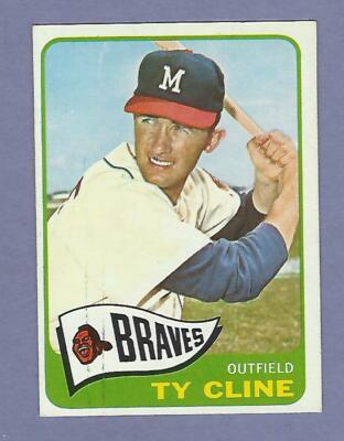 1965 Topps - #63 Ty Cline - Milwaukee Braves - ExMt | eBay