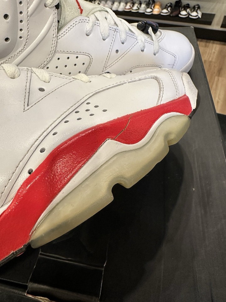 Air Jordan 6 Infrared Pack Size 11.5 Pre-Owned 398850-901 Black Red ...