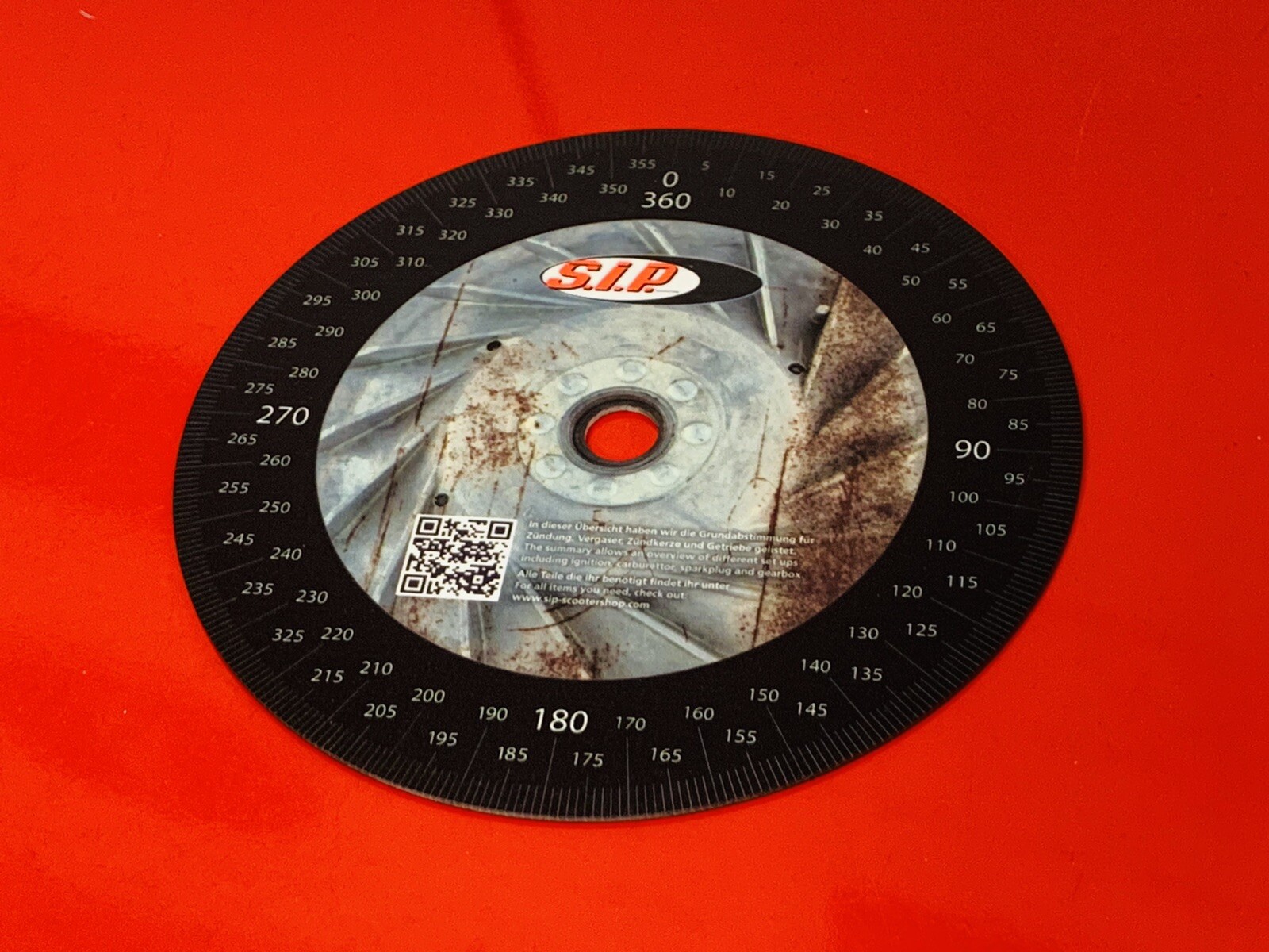 VESPA 2 STROKE IGNITION TIMING DISC FOR IGNITION ADJUSTMENT FOR TUNED ...