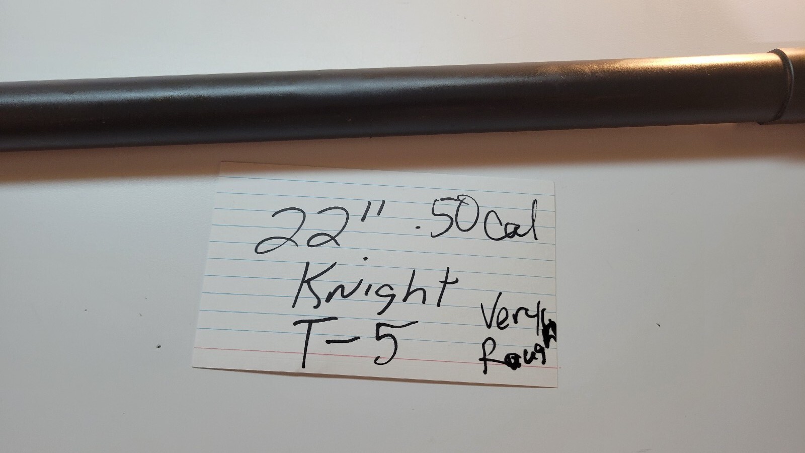 Knight MML Model T-5 .50 Cal. Inline Muzzleloader 22" Barrel No Breech ...