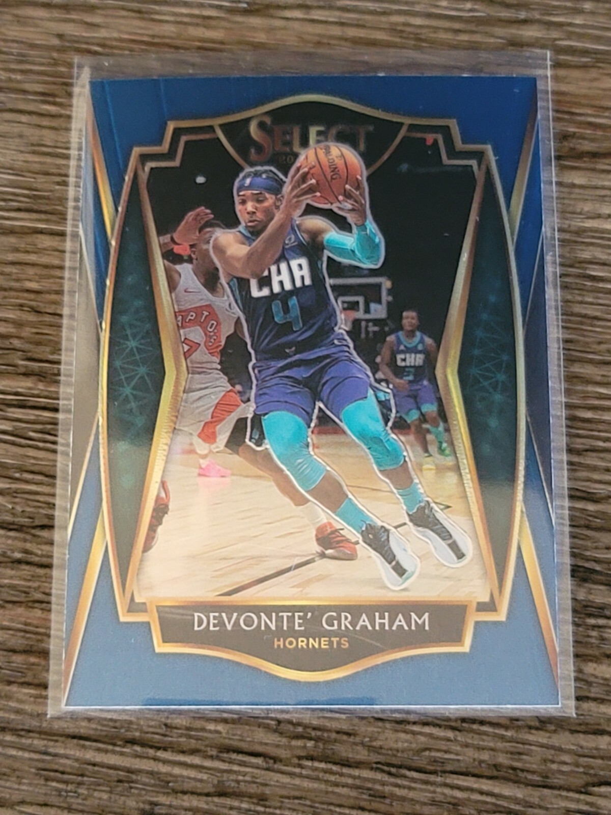 2020-21 PANINI SELECT DEVONTE GRAHAM PREMIER LEVEL BLUE #102 CHARLOTTE ...