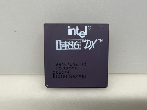 Intel i486DX 33 CPU Free Shipping | eBay