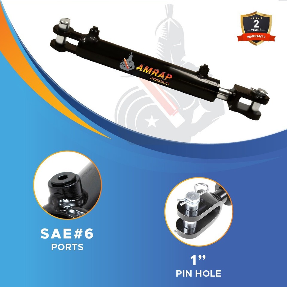 3x20 Hydraulic Cylinder -3" Bore x 20" Stroke Welded Clevis Hydraulic ...