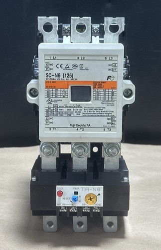Fuji Electric SC-N6 125A SC1BAA Magnetic Contactor W/ TR-N6 Thermal ...