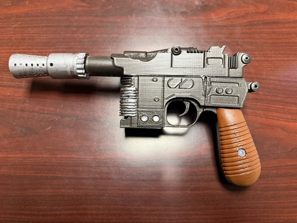 Han Luke Blaster DL-44 ROTJ Star Wars Cosplay Prop Handmade 3D Print | eBay