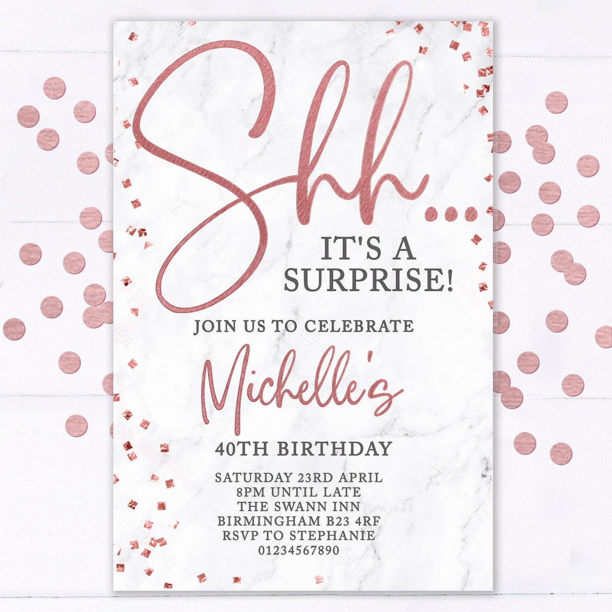 Surprise Invitations Idea
