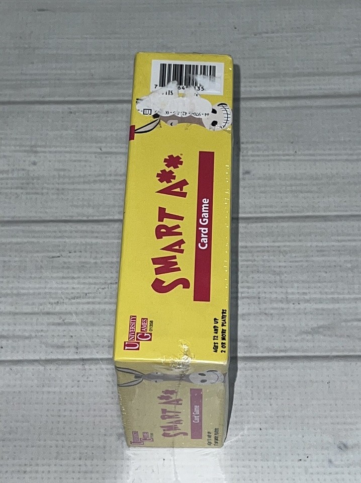 Smart Ass Card Game Stand Alone or Expansion Pack New Sealed University ...
