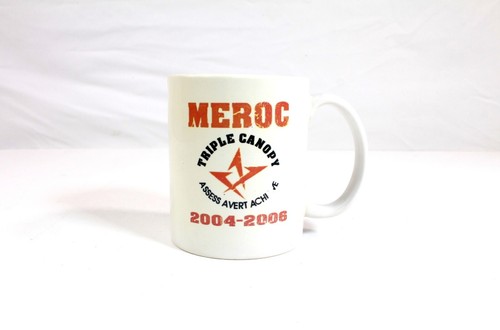 RARE Triple Canopy 2006 MEROC Iraq Baghdad FOB Coffee Mug BLACKWATER ...