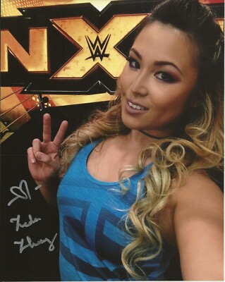 Zeda Zhang - WWE NXT Wrestling Original Autograph 8x10 Signed Photo | eBay