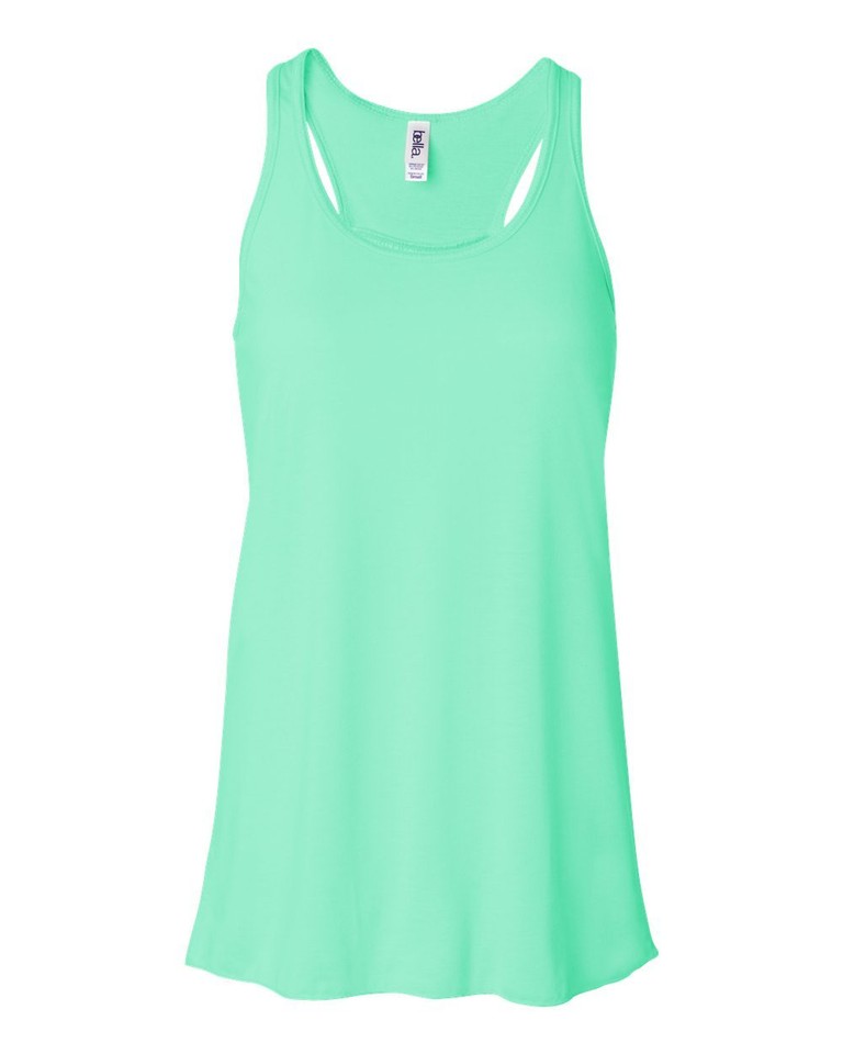 Bella - Ladies Flowy Racerback Tank Top, Size XS-2XL Light Maxine T ...