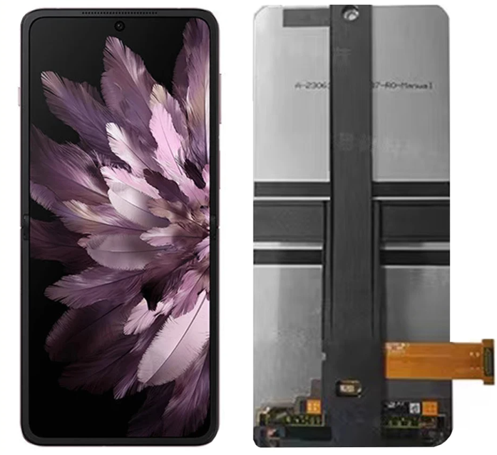 Foldable LCD Display Screen Touch Digitizer For OPPO Find N3 Flip ...