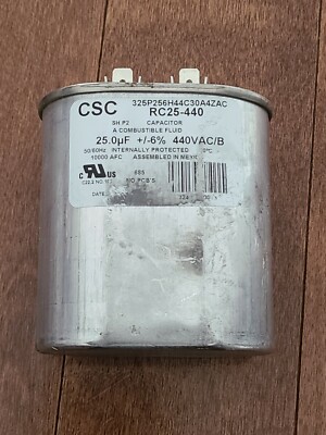 CSC 325P256H48C36A4ZAC RC25-440 Motor Run Capacitor | eBay