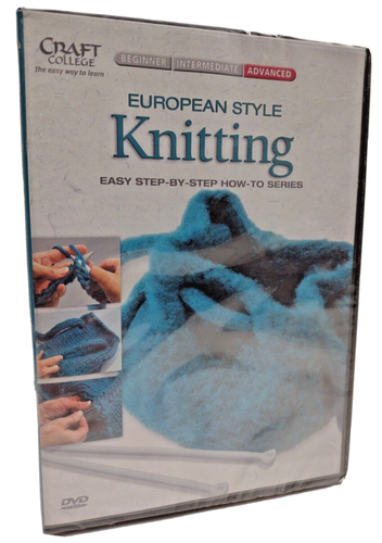 Craft College European Style Knitting Advanced DVD Region 1 NEW ...