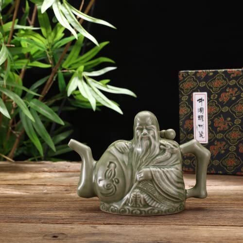 LURRIER Assassins Teapot Handmade Chinese Ceramic Tea Kettle One Pot 16 ...