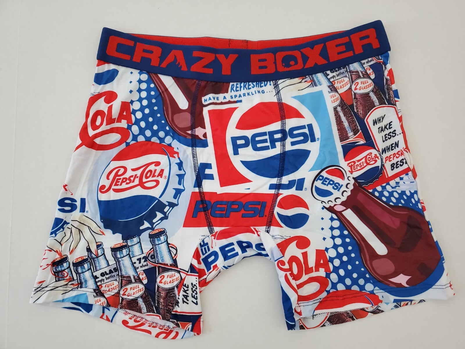 Crazy Boxer Pepsi Retro Design Size Medium Brand New (No Tags) | eBay