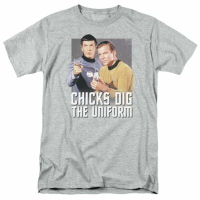 Star Trek Chicks Dig T Shirt Licensed Sci-Fi TV Classic Tee New Sport ...