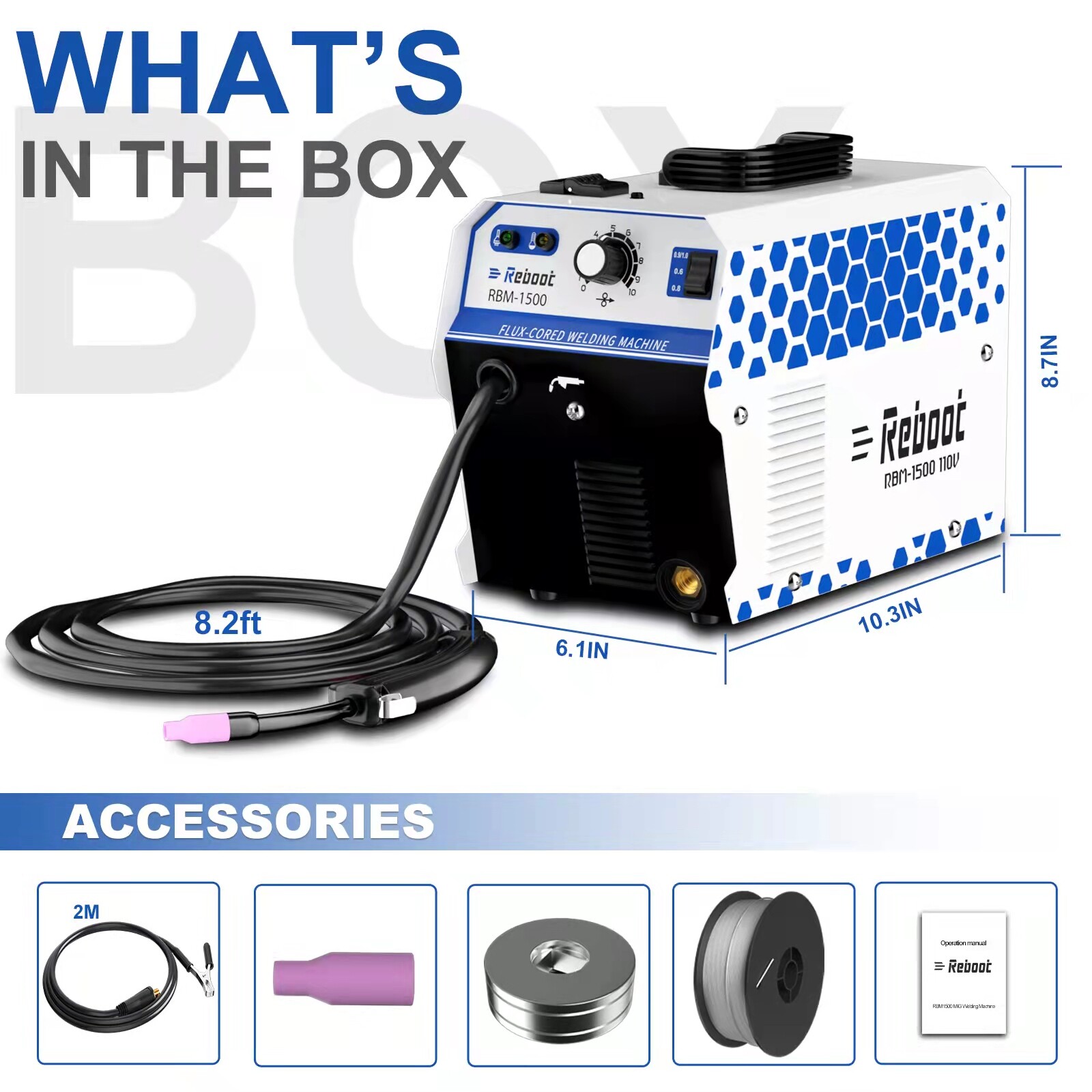 USED MIG Welder 110V Flux Core Wire Gasless MIG Welding Machine ...