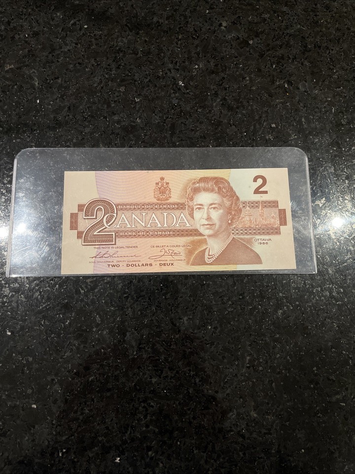 Ultra Rare 1986 Canadian 2 Dollar Bill mint condition (uncirculated) | eBay