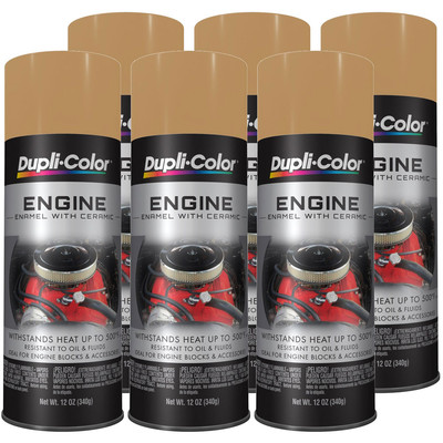 Duplicolor DE1638 (6-Pack), Engine Enamel Paint, Cummins Beige, 12 oz ...