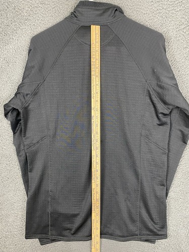 Patagonia R1 Regulator Jacket Mens Medium M Black 1/2 Zip Pullover Grid ...