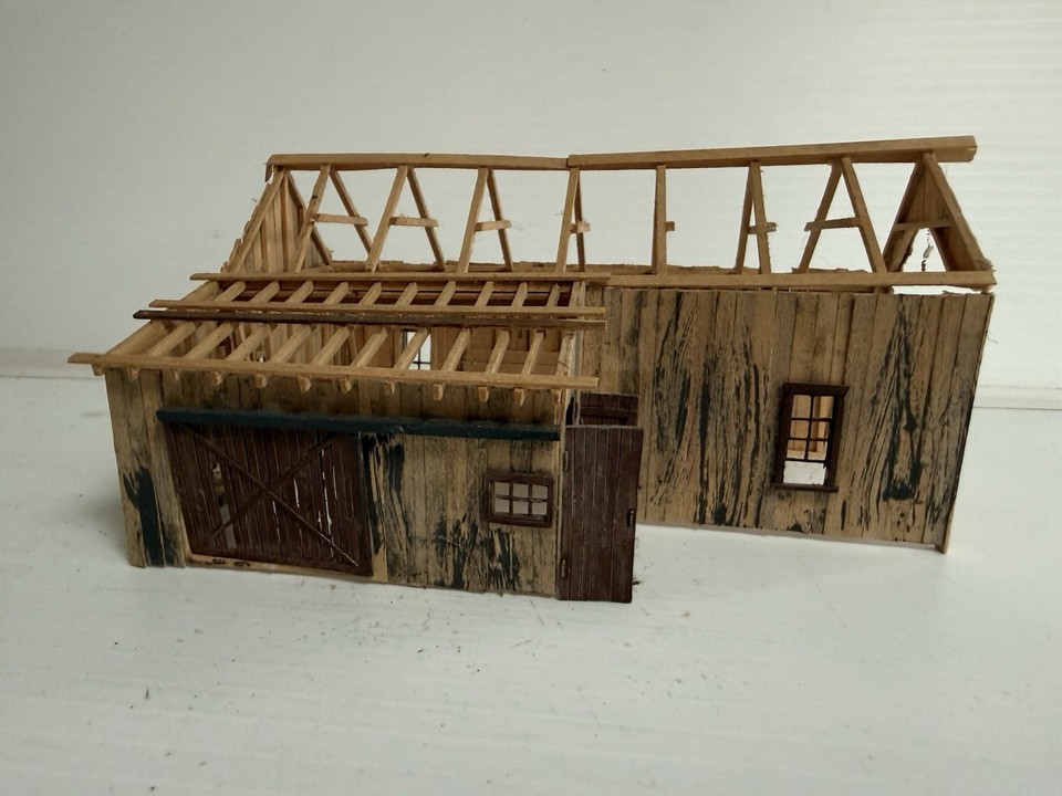 FSM Fine Scale Miniatures #160 Logging Repair Shed Craftsman Kit HO 1/ ...