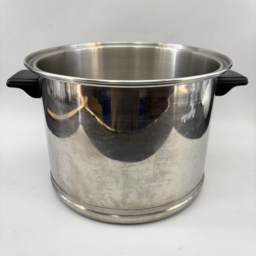 LIFETIME Stainless Steel 10” Stock Pot Tall No Lid Cookware Vintage | eBay