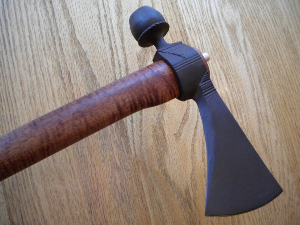 PIPE AXE - TOMAHAWK - BLACK POWDER - MUZZLE LOADER - MOUNTAIN MAN ...