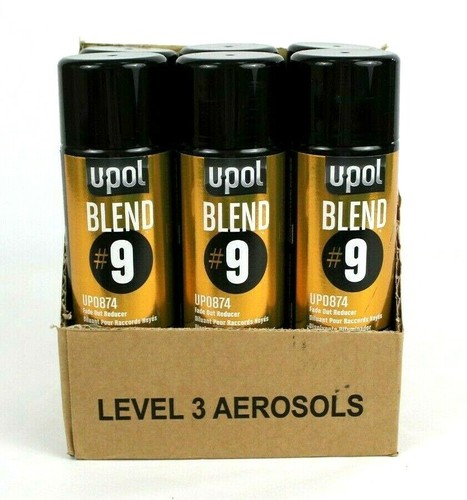 U-POL UP0874 BLEND #9 Fade Out Reducer UPOL 6 Pack Aerosol Spray Cans ...