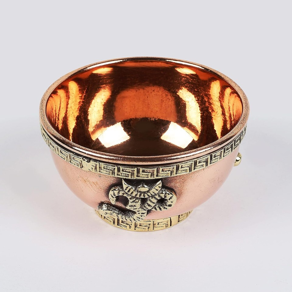 Small Copper Bowl Altar Offering or Smudging Bowl Wicca Potions Pagan ...