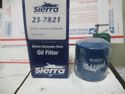KOHLER GENERATOR SIERRA 23-7821 OIL FILTER FITS 4EF 5E 6EF 7.3E 359771 ...