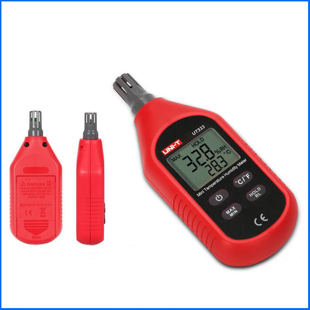 UNI-T UT333 Digital Air Temperature and Humidity Meter Hygrometer ...