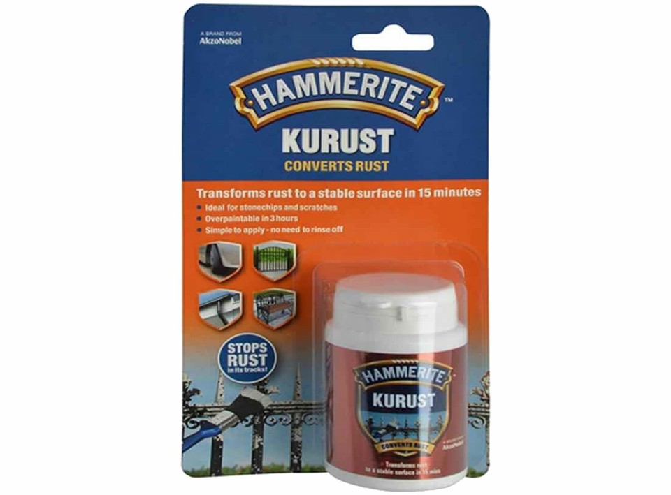 Hammerite Kurust Metal Rust Killer Converter Treatment - 12.5ML 90ML ...