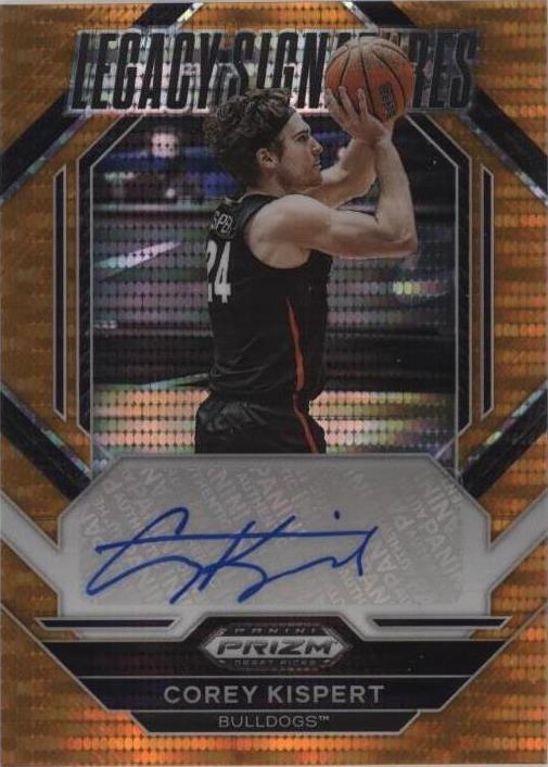 2023 Panini Prizm Draft Picks - Legacy Signatures Corey Kispert #LS-CKP ...