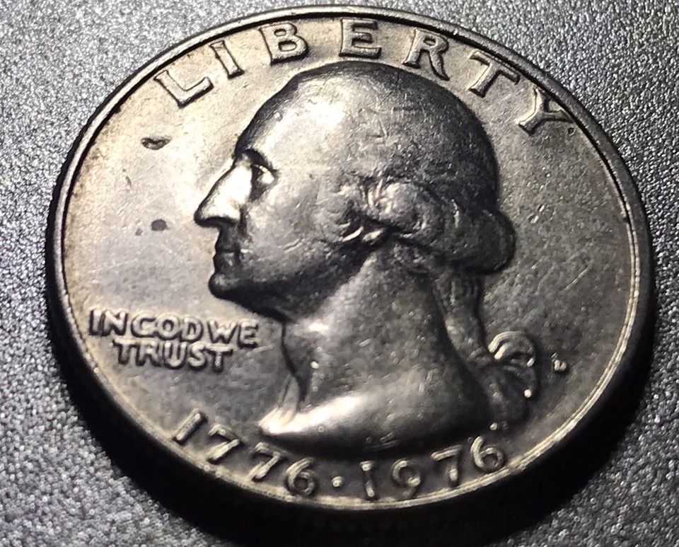 1976 Bicentennial Quarter Error Double Die Obverse | eBay